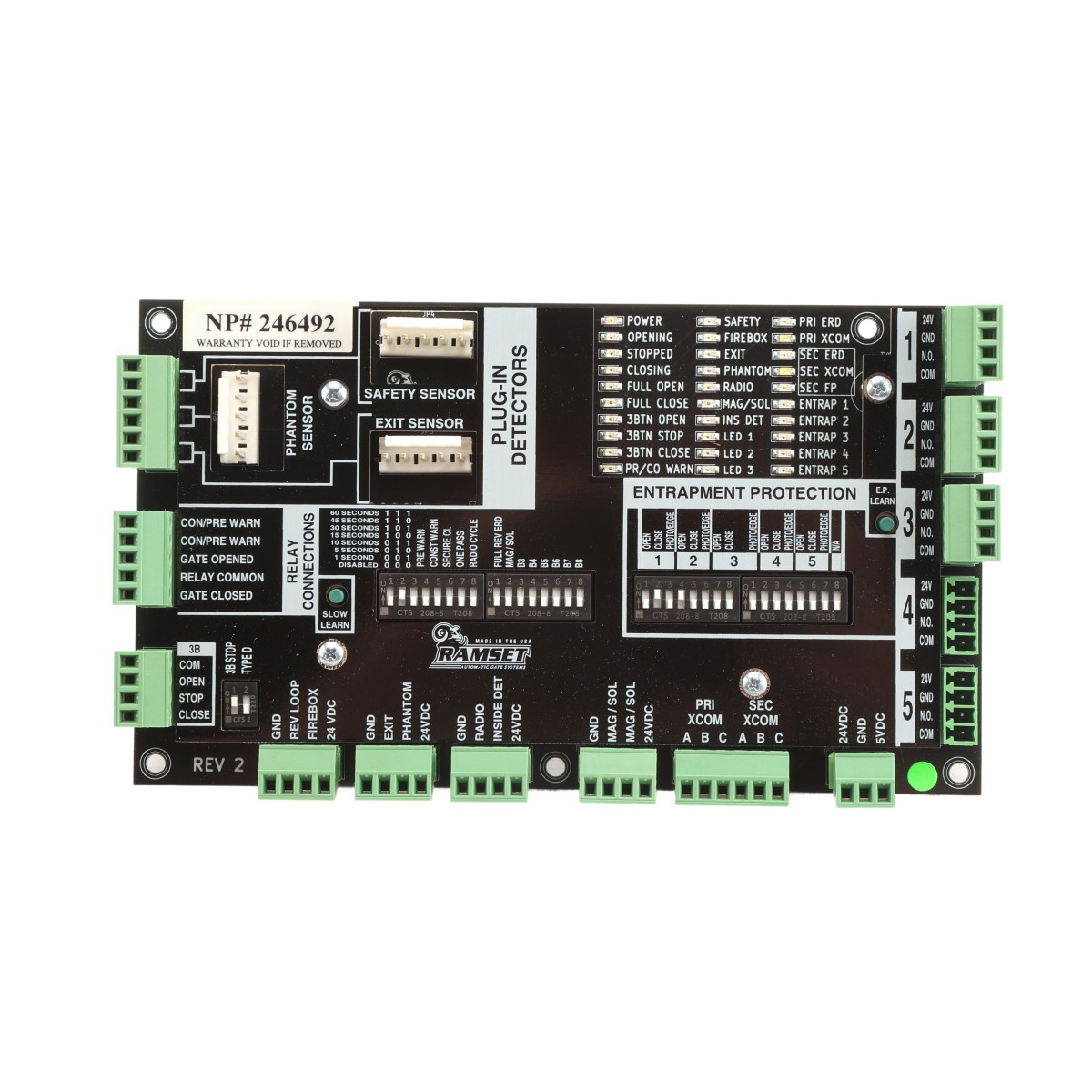 Ramset ETL AC or DC Logic Control Board - 800-65-01 | Ramset Gate ...