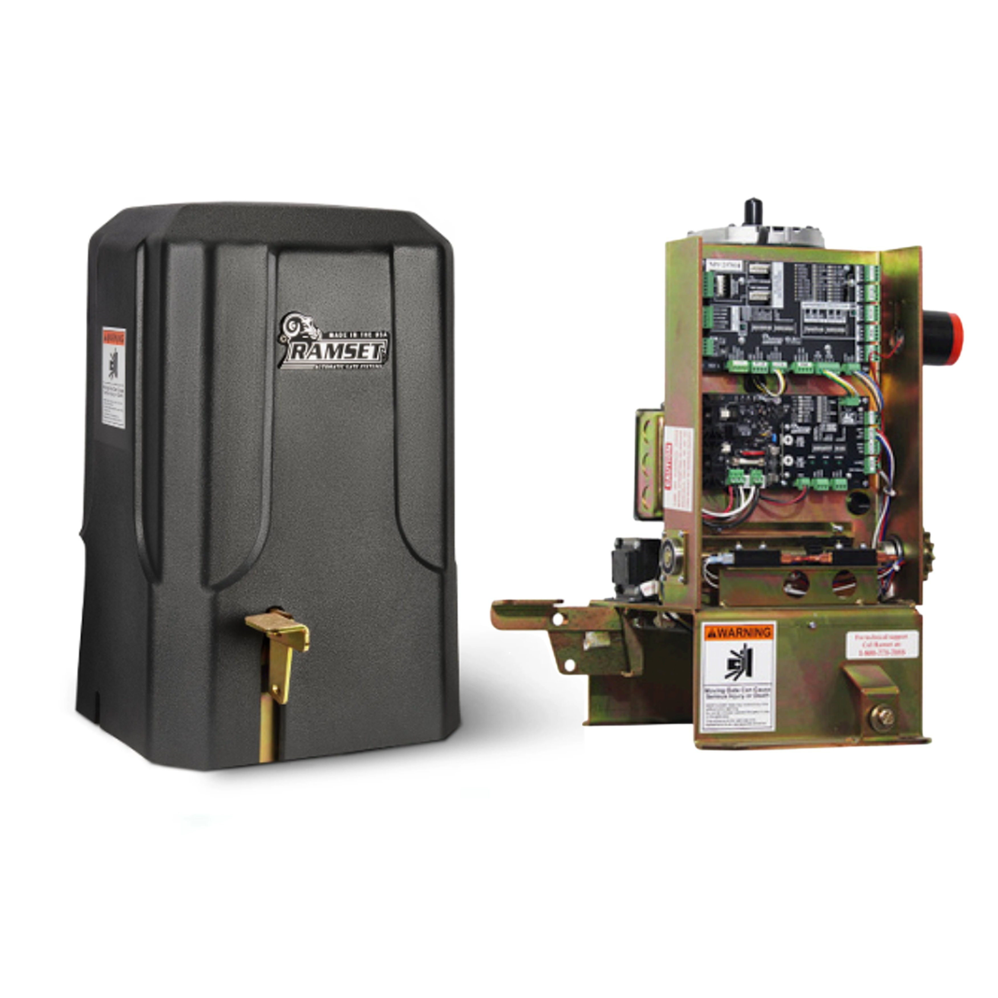 Ramset 100 DC Slide Gate Opener (UL Rated, 1800 lbs, 35 ft) - 800-98-02 ...