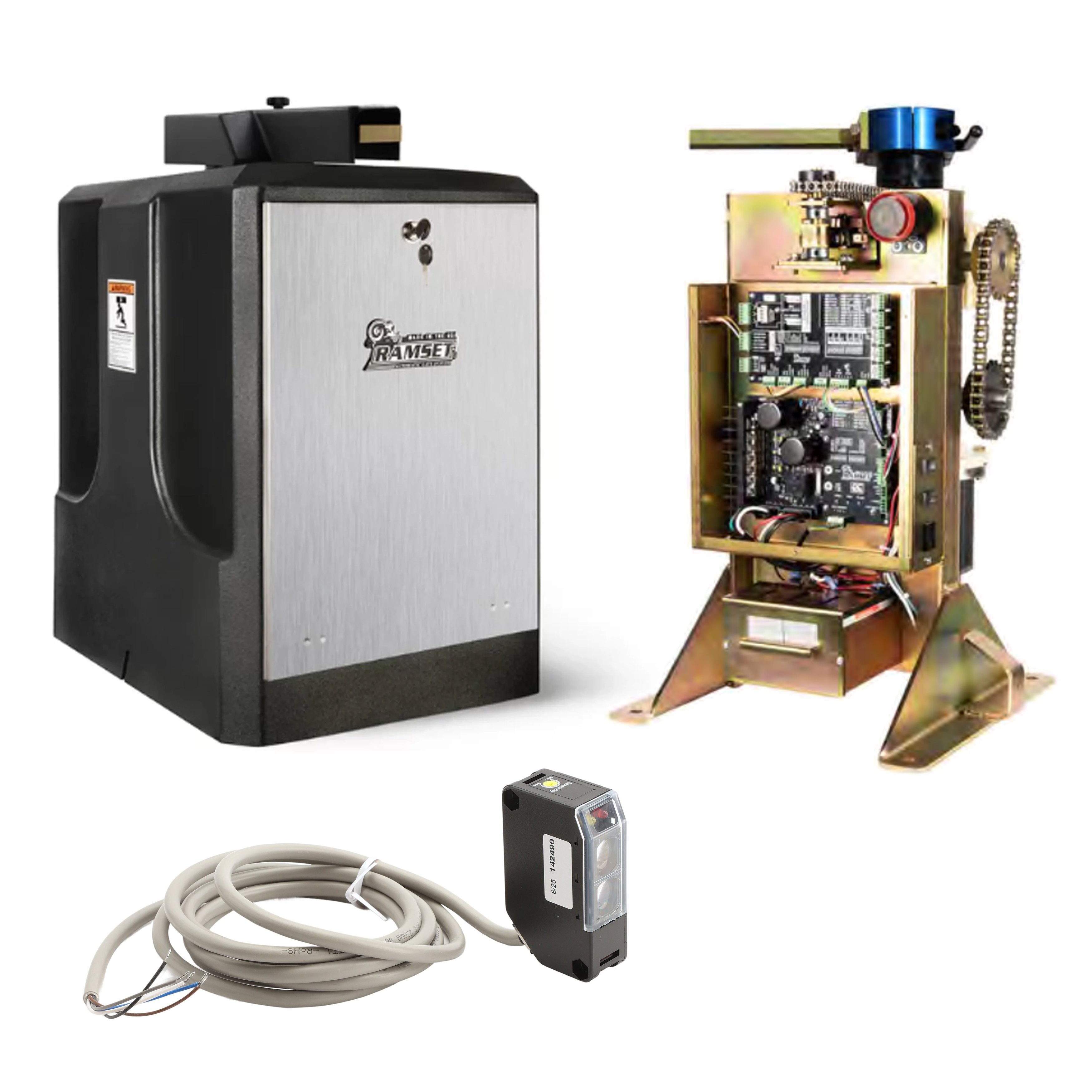 Ramset 3000 DC Swing Gate Opener with Photo Eye (UL Rated, 2000 lbs, 22 ...